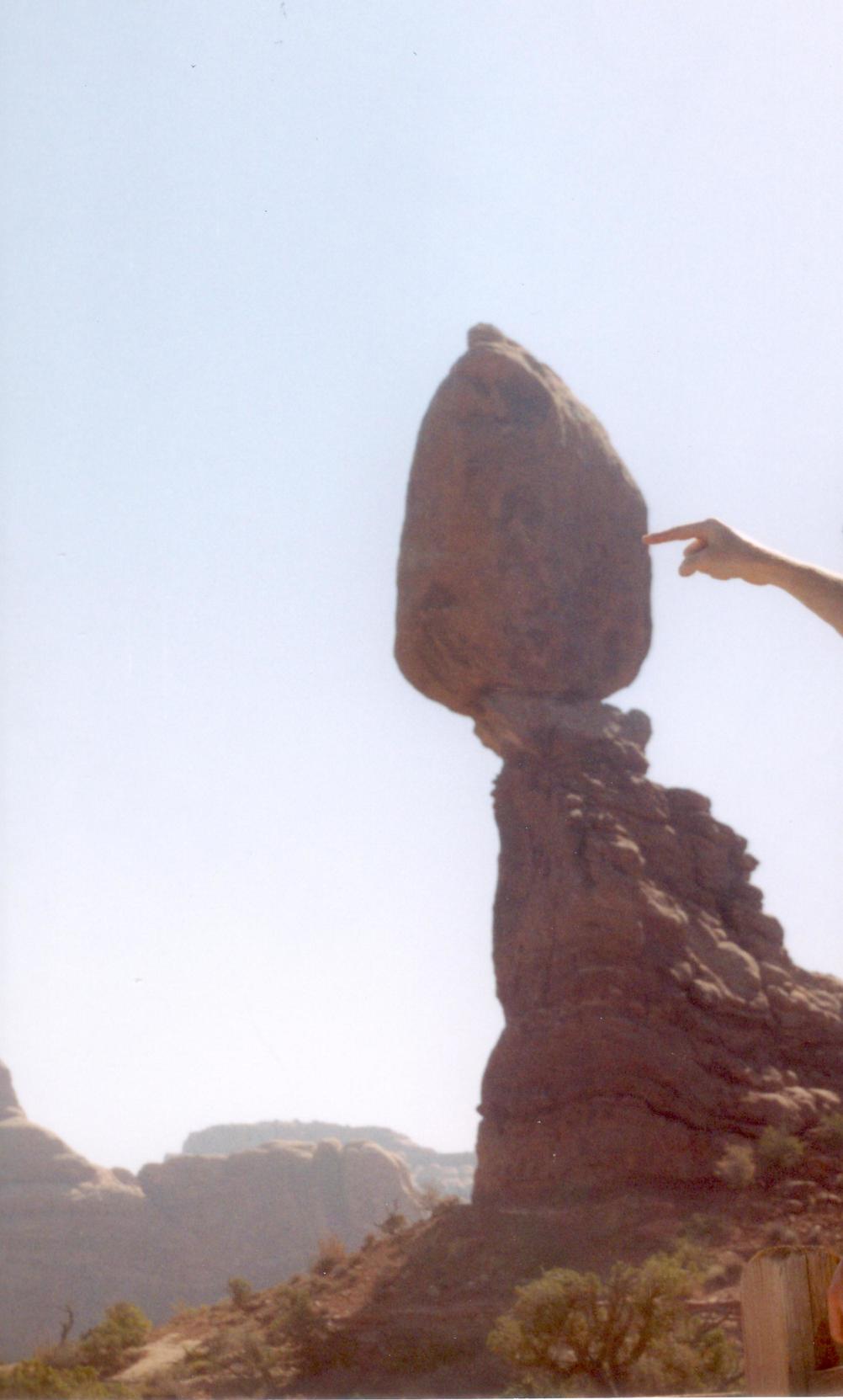 Image: Balanced Rock Falls!